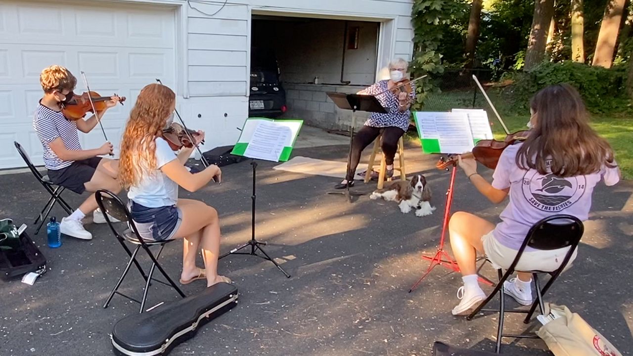Clifton Park Teacher Music Lessons Outdoors