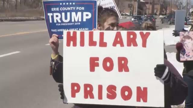 Protesters Outside Bill Clinton-Headlined Event Voice Anger Over ...