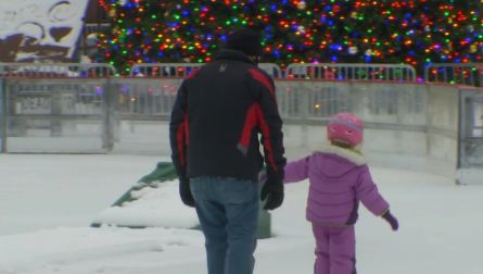 How to Skate at the Clinton Square Ice Rink