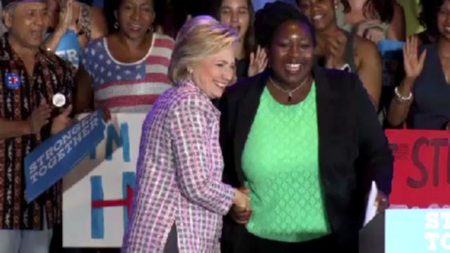 CMS Teacher Introduces Clinton at Second Stop in Charlotte Monday