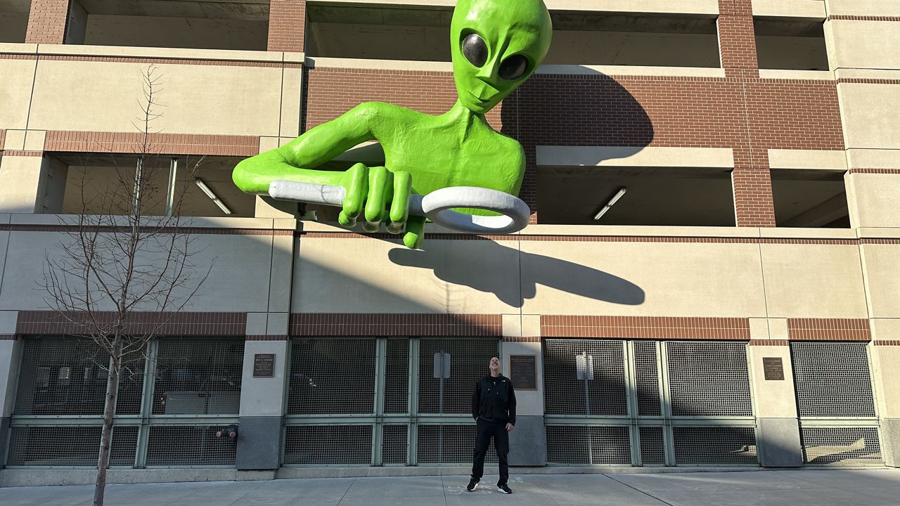 Clive the Alien has landed in Covington