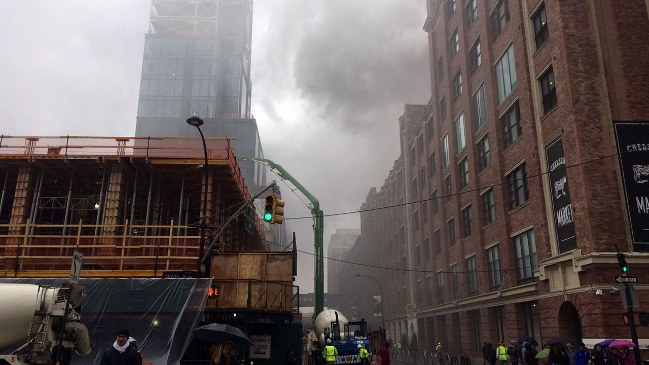 FDNY Douses Fire on Roof of Chelsea Market Building