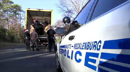 CMPD Delivers Presents to the Community