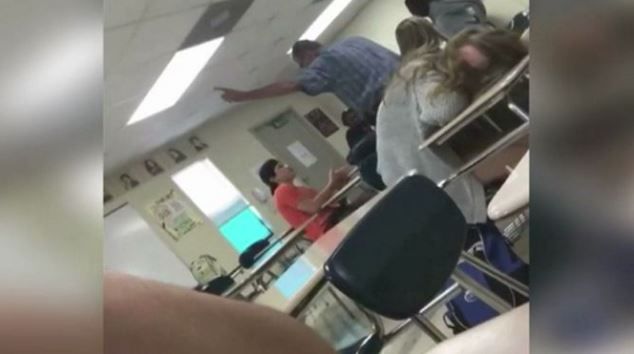 Verbal exchange between CMS teacher, student caught on camera