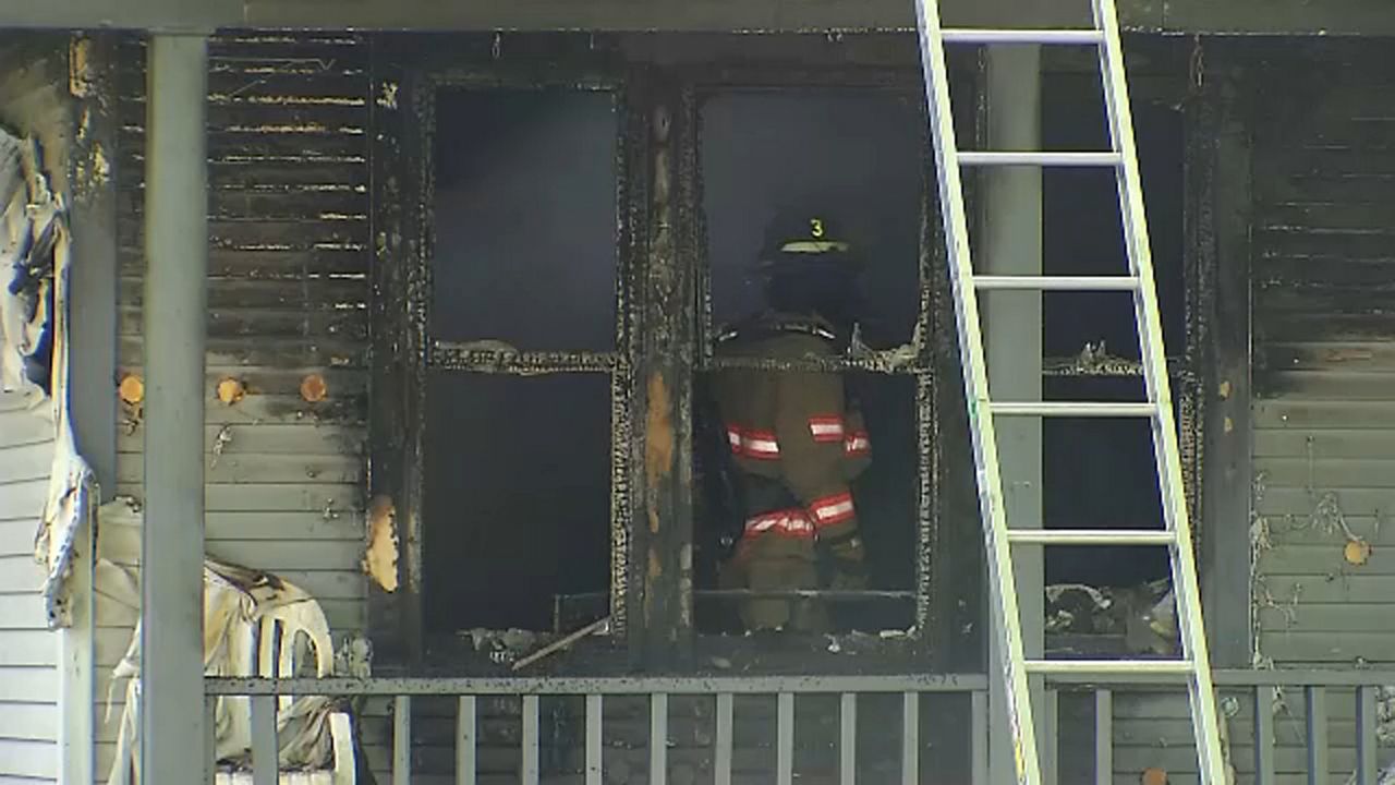 First Floor Destroyed After Fire Breaks Out in Home