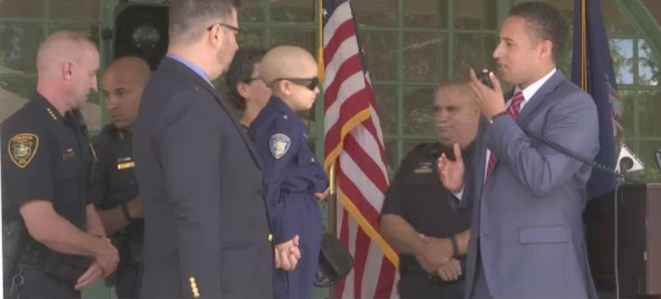 Ithaca Police say goodbye to Officer Colin