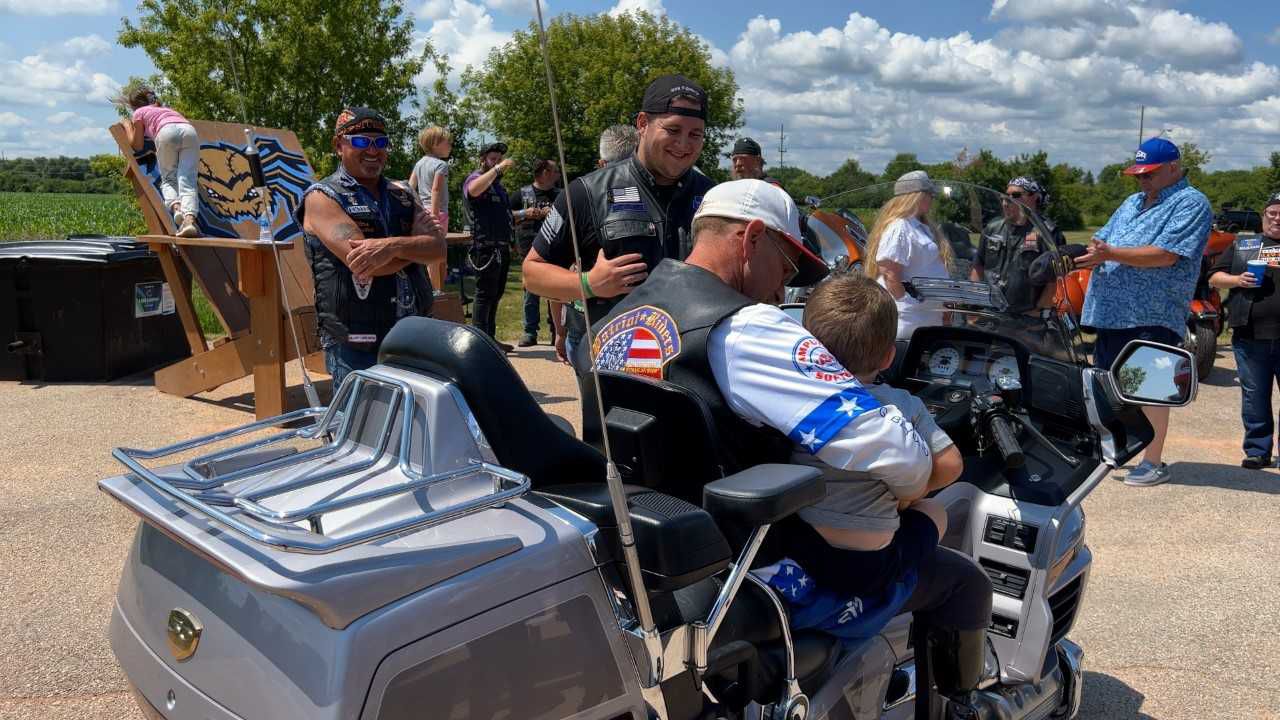 Veteran surprised with his dream motorcycle