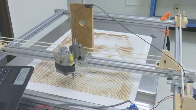 Curious Caffeinated Contraption: The Coffee Drip Digital Printer