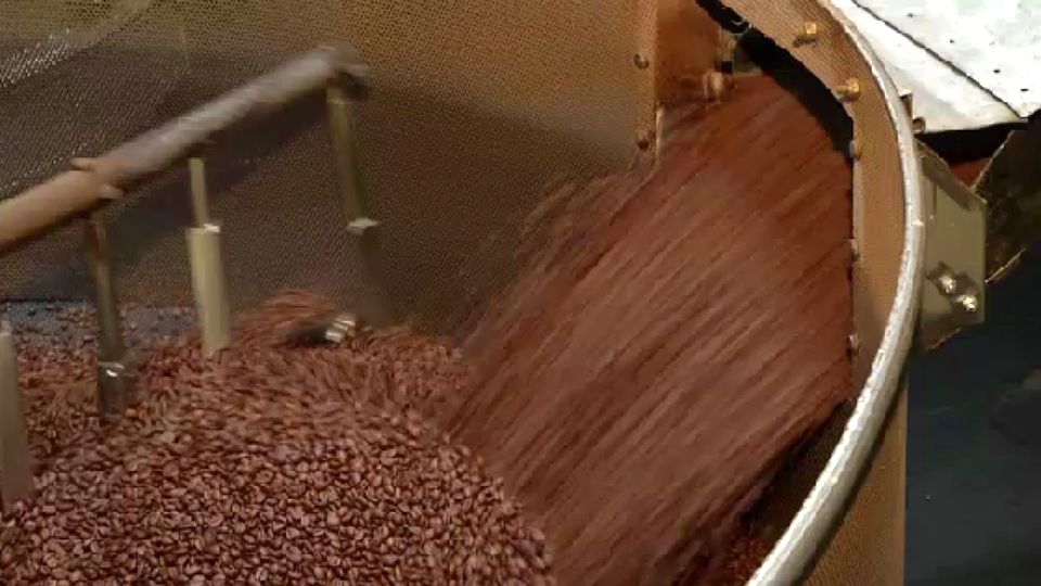 Behind the scenes look at Tim Hortons coffee bean production plant