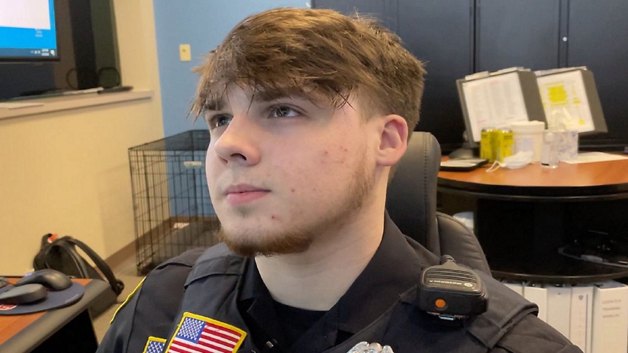 Security guard at hospital looks to become police officer