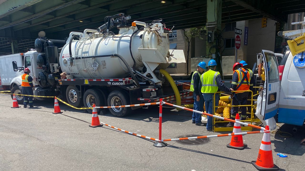 As the city heats up, some New Yorkers cool off at work