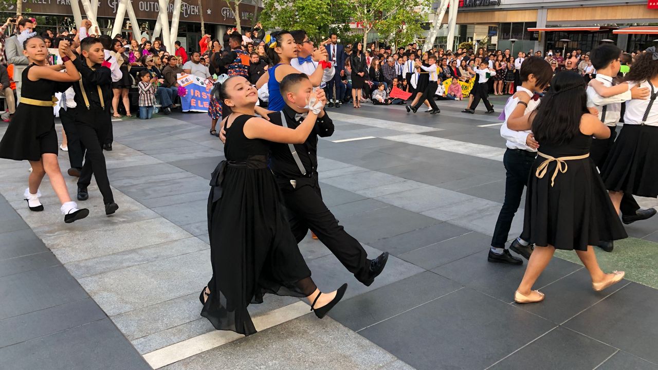 Hundreds of Conga Kids Descend on L.A. Live for Championship Competition