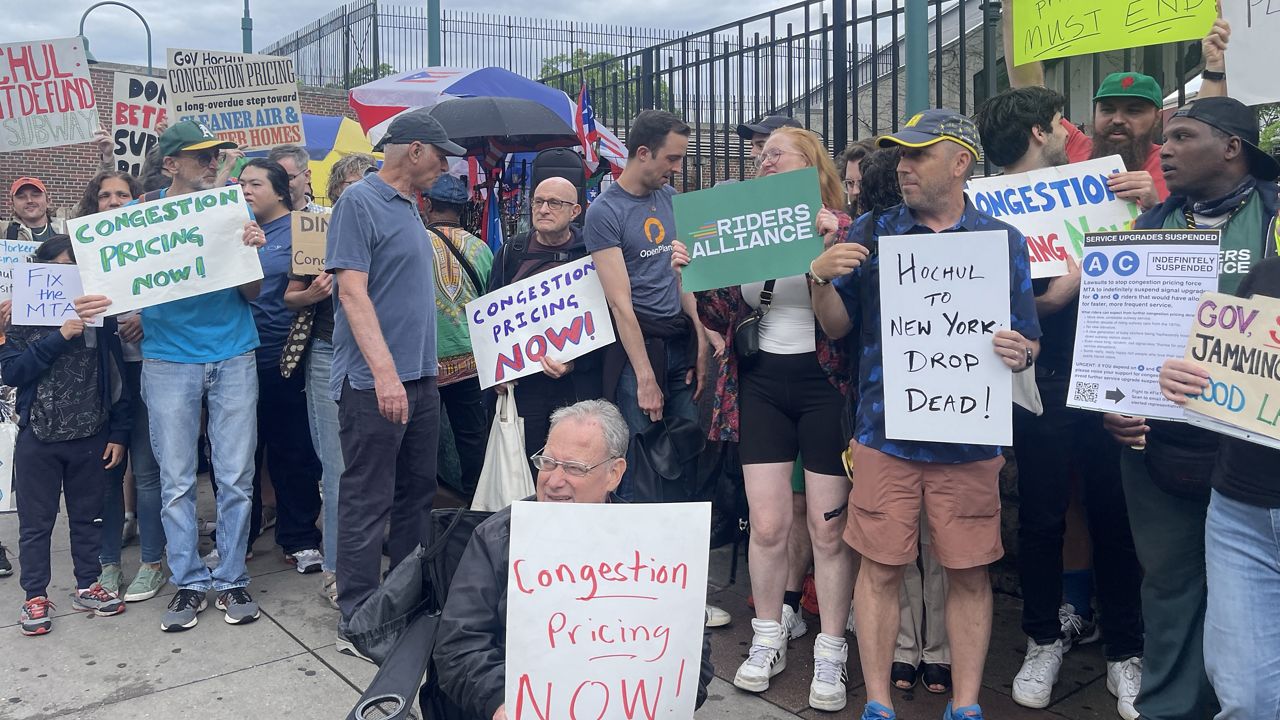 Rallies held across city after congestion pricing pause