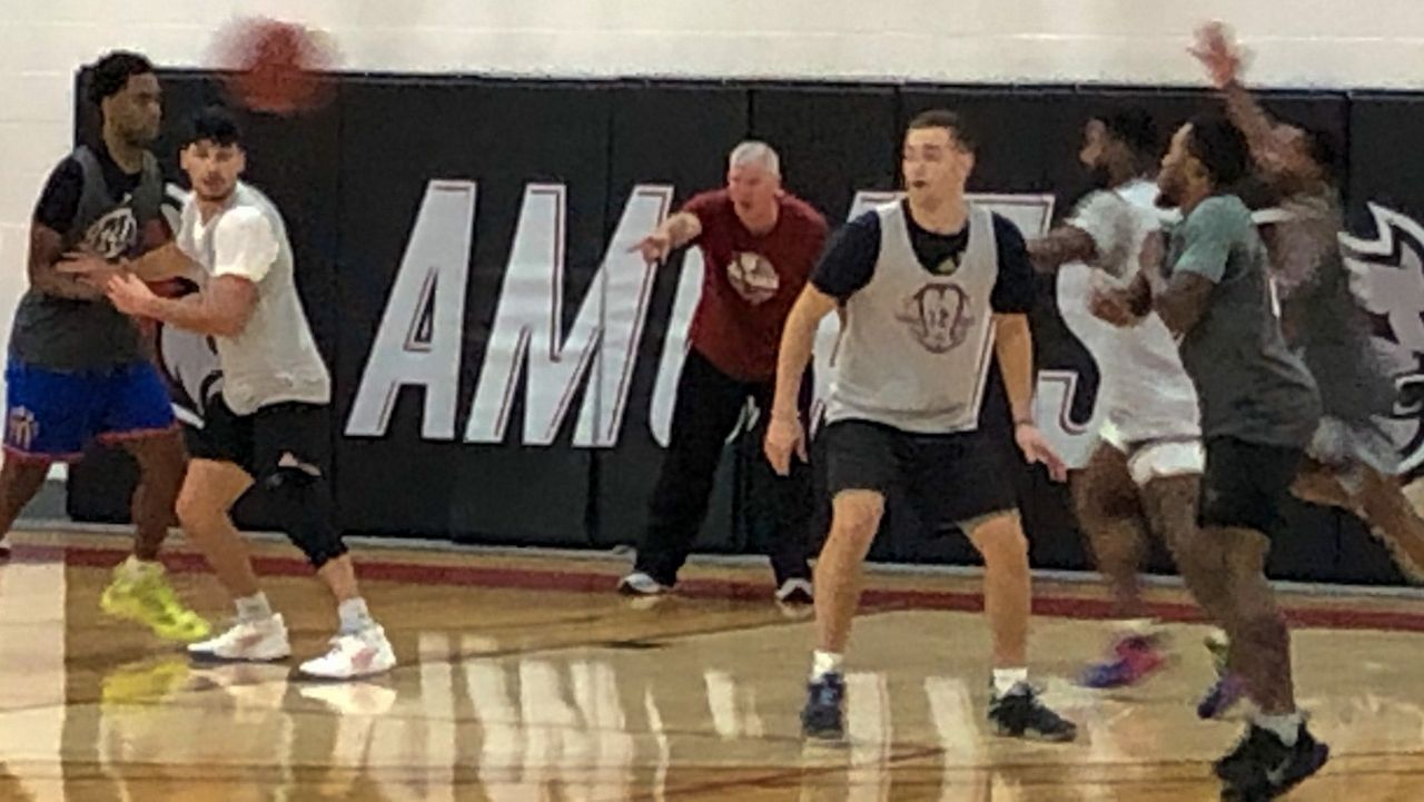 Anna Maria men's hoops team loves playing for Conrad