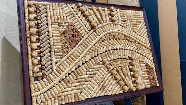Texas woman turns corks into art