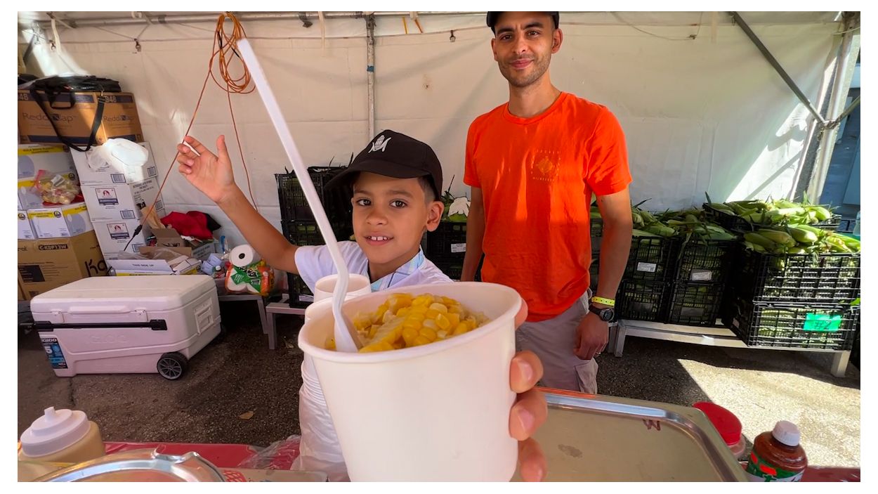 Street corn vendor celebrates heritage at Mexican Fiesta