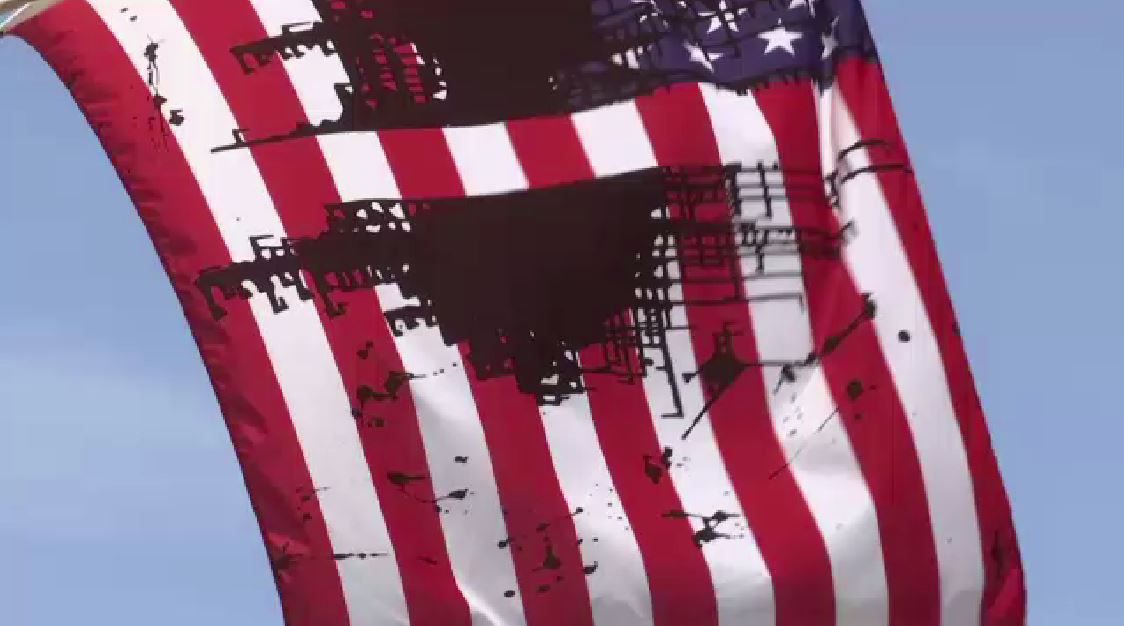 Defaced American flag at Cornell meant to symbolize division