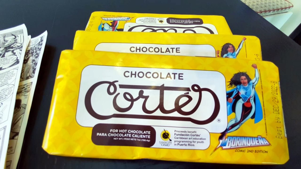 Comic book writer and chocolate company team up to help kids