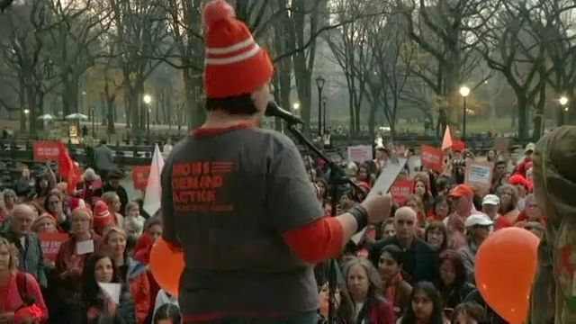 Sandy Hook Victims Remembered at NYC Rally to End Gun Violence
