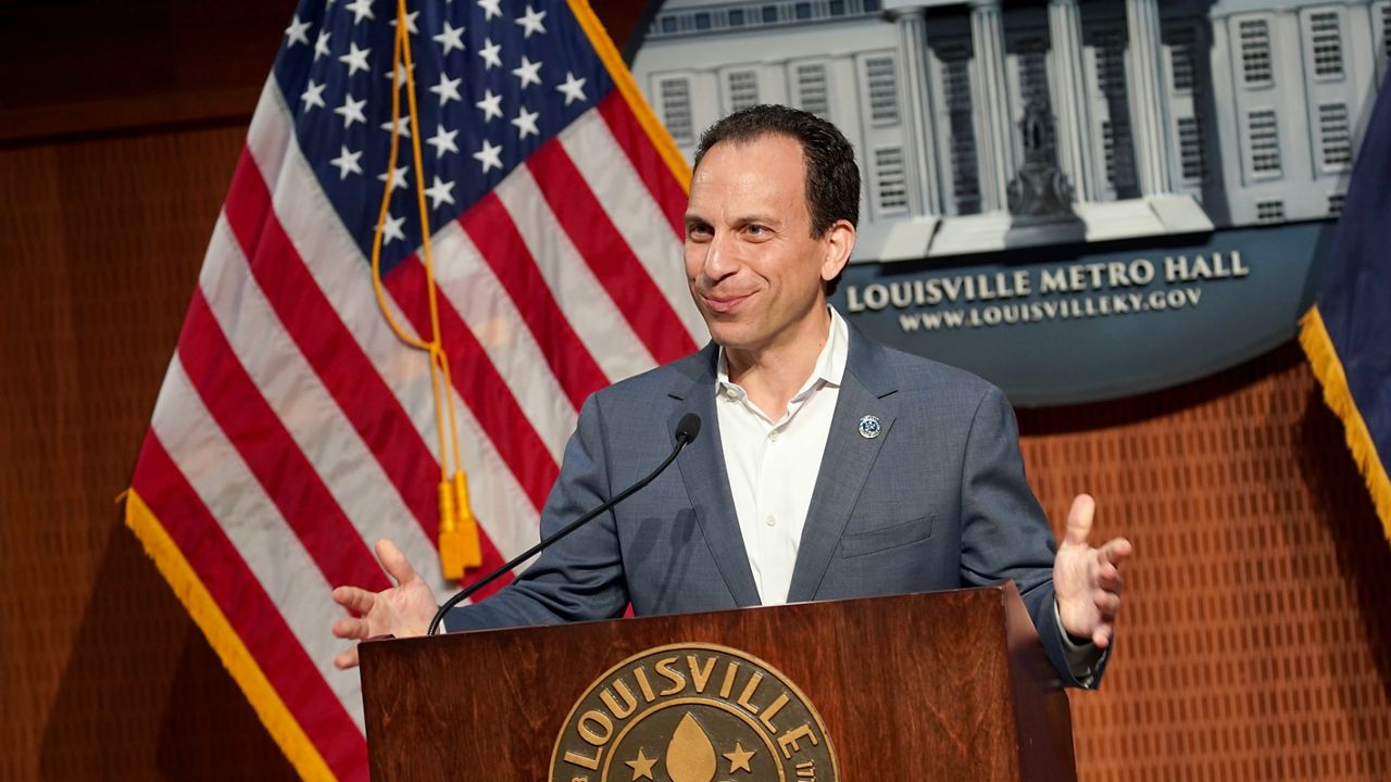 Louisville mayor pledges support for Biden