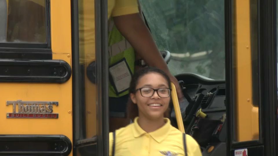 Students and teachers back at school for a new year