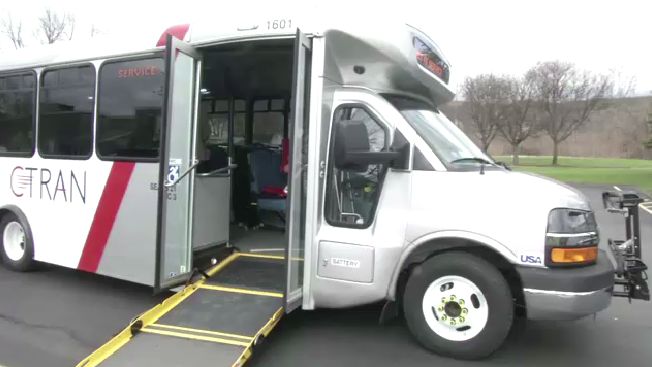 C-Tran Unveils Three New Buses For Chemung County Residents