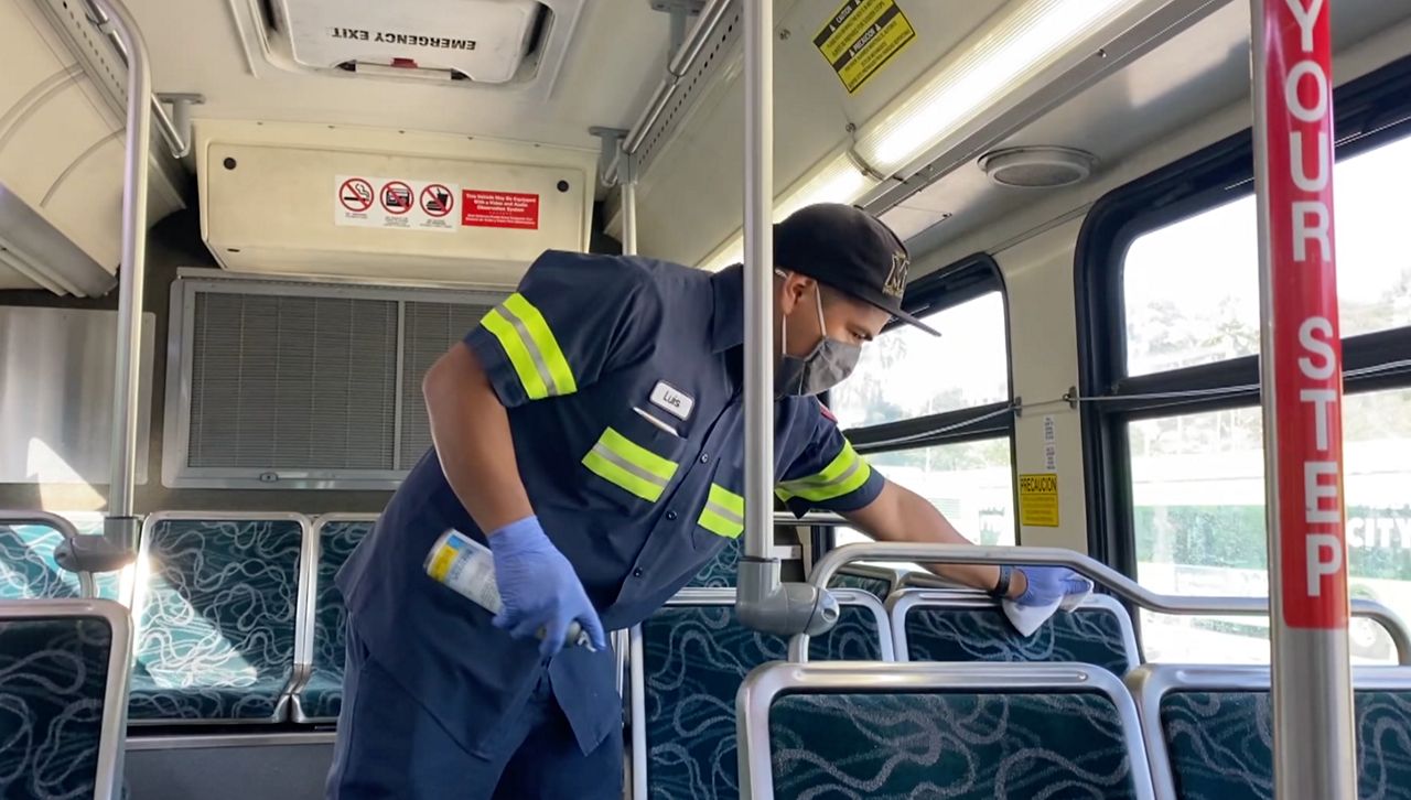 Culver City Makes Changes To Buses To Limit Spread Of Virus