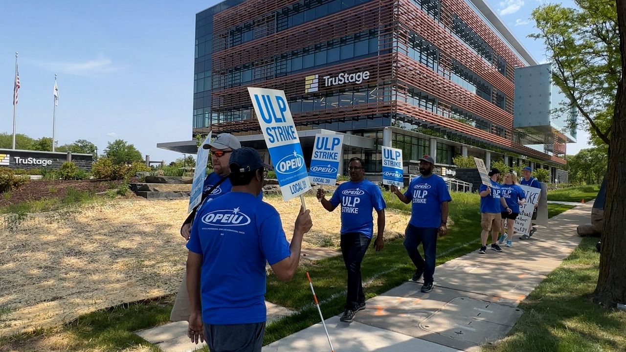 Hundreds of CUNA Mutual strike