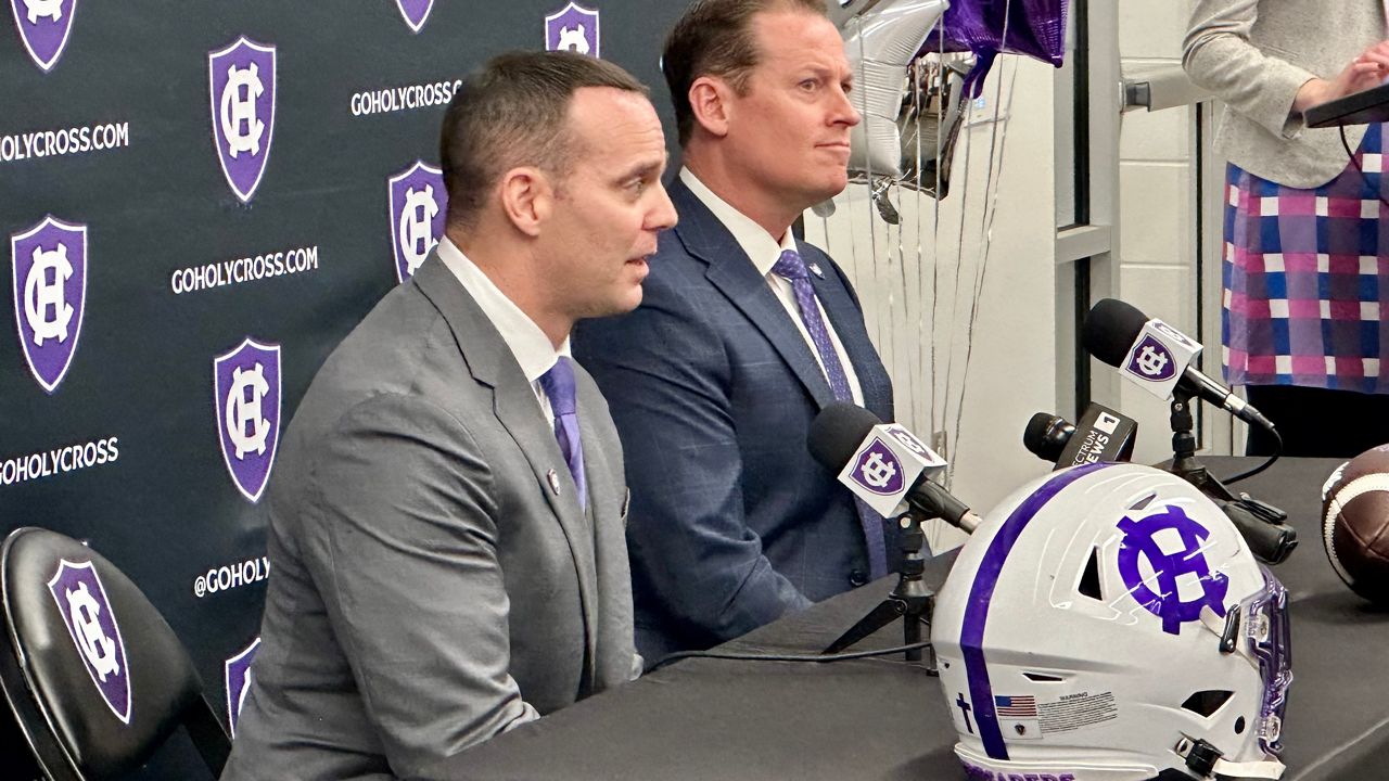 Holy Cross football coach Dan Curran likes recruits, staff