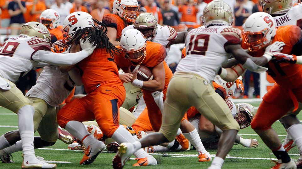 Strong defense, 2nd half offense helps Orange beat FSU