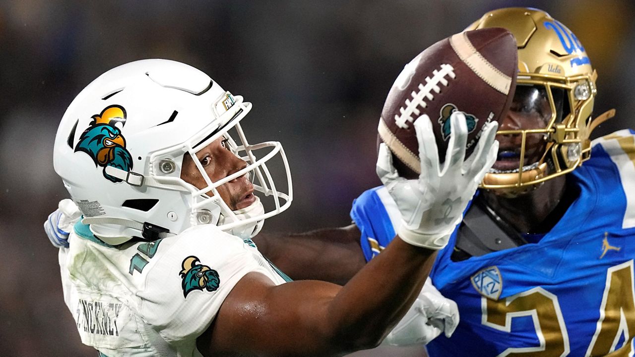 Moore throws 2 TDs, UCLA defeats Coastal Carolina 27-13