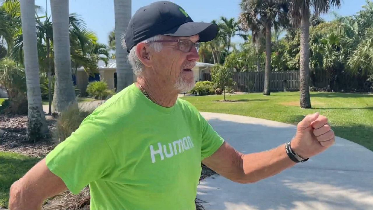 Power walker inspires fellow seniors to get moving