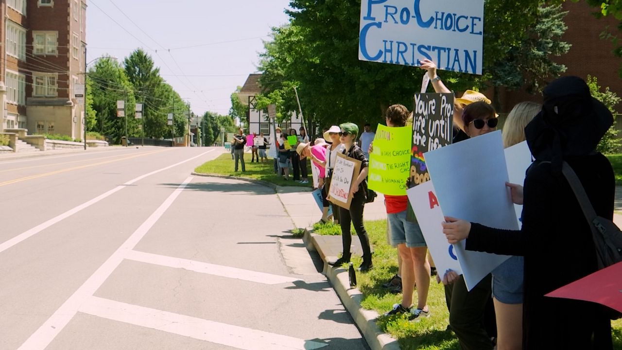 Abortion rights activists plan monthly protests in Dayton
