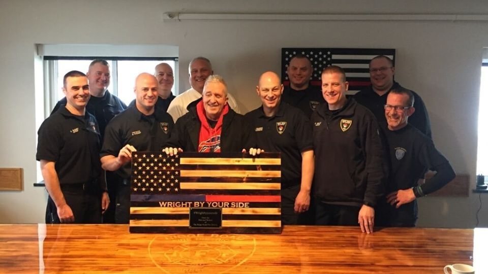 Ridge Road Fire District Shows Support for Officer Wright