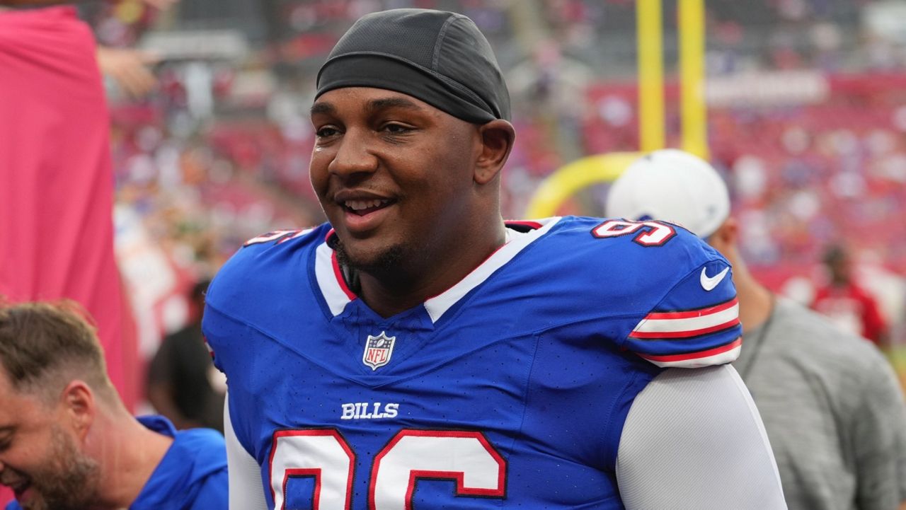 Buffalo Bills' Deone Walker plays for something bigger