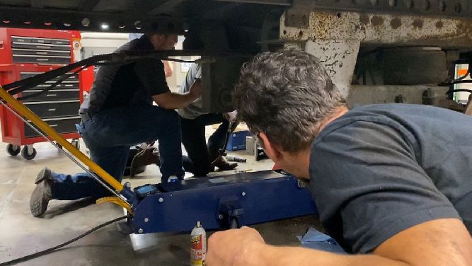 GTCC's first deaf diesel mechanic student