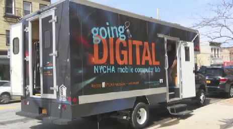 NYCHA Brings Mobile Computer Lab to Stapleton Houses