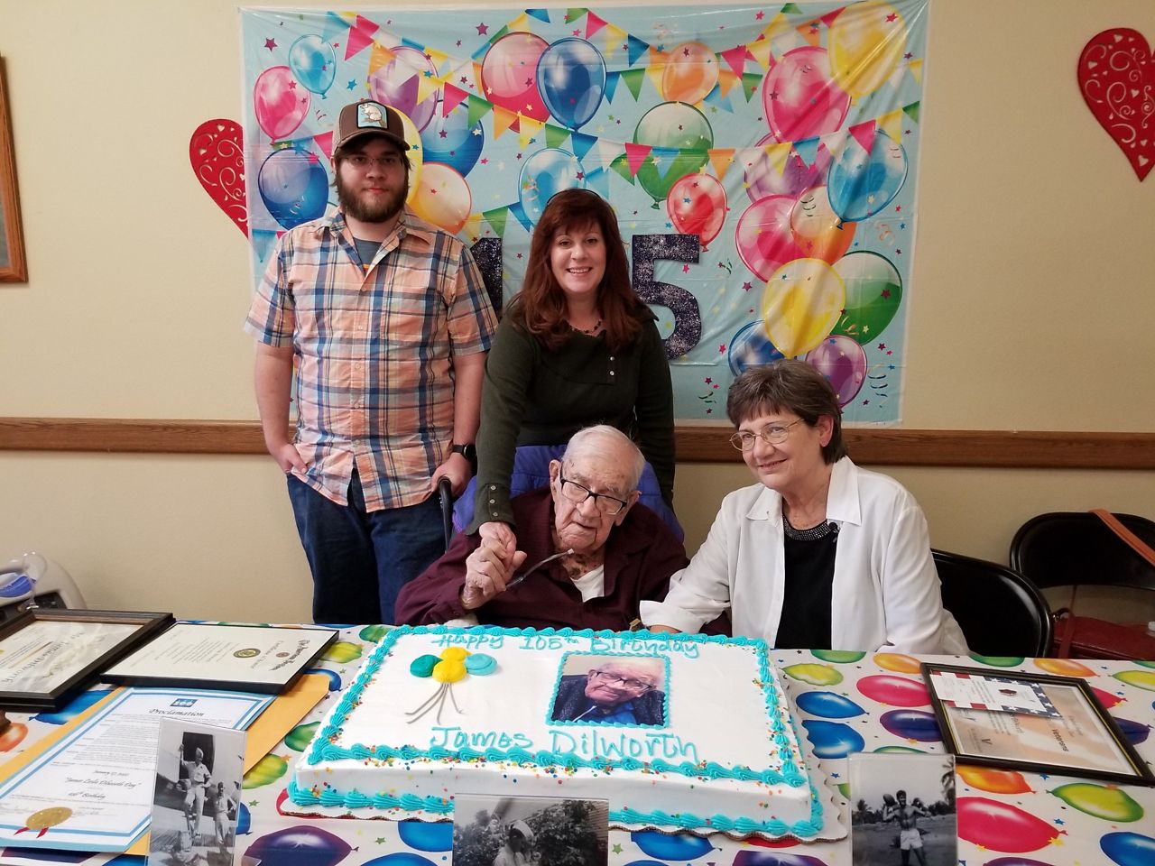 World War II Veteran from Caldwell County Celebrates 105th Birthday