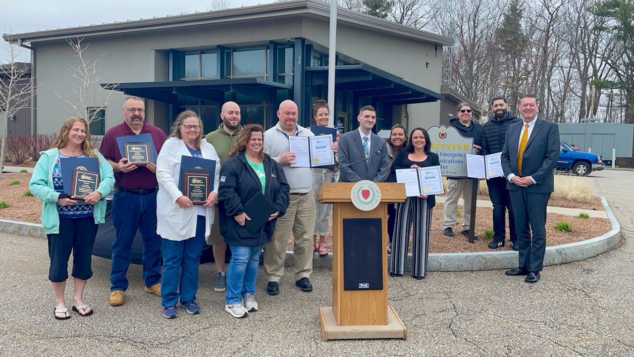 City of Worcester honors emergency dispatchers