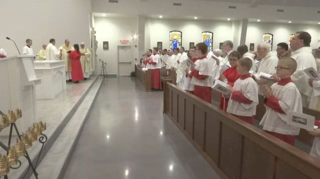 Local Parish Celebrates New Church's First Mass
