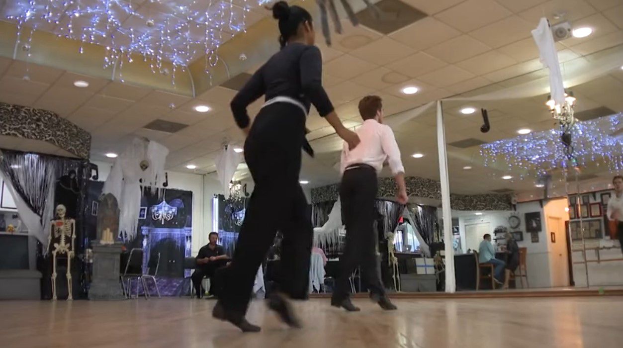 Ukrainian Sarasota resident dancing for world championship