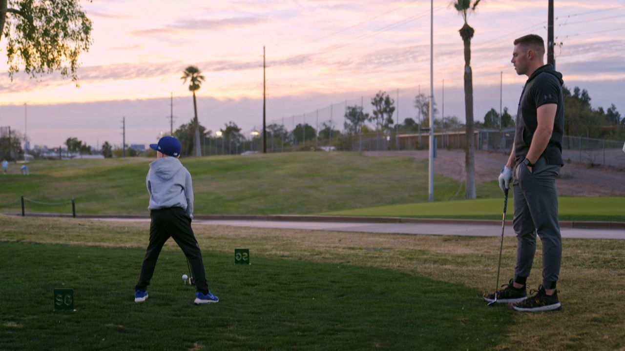 The Dodgers go golfing