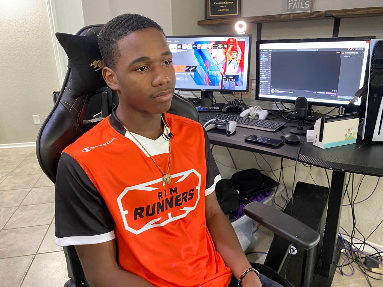 Texas airman is NBA2K league draft hopeful