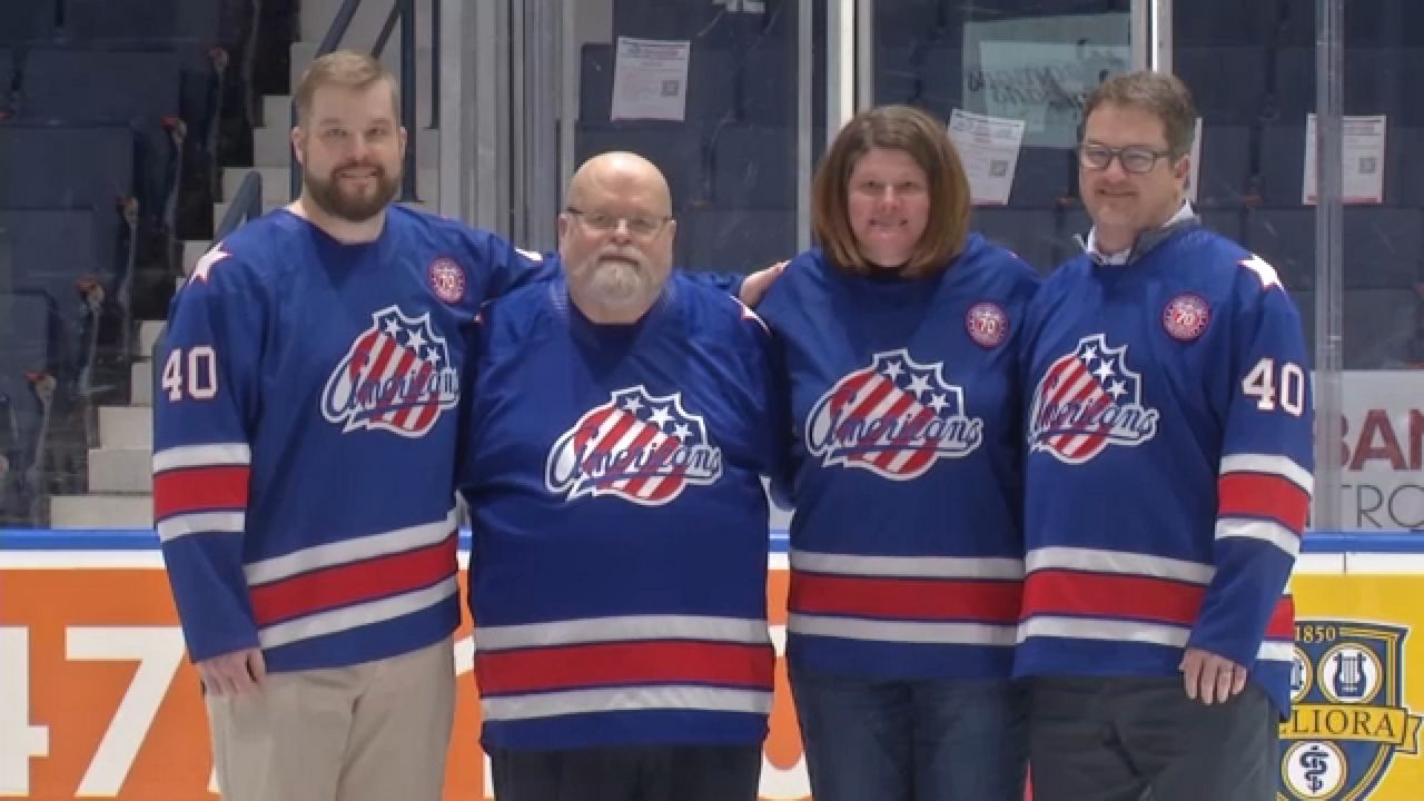 Don Stevens, voice of the Rochester Amerks, hangs up the mic