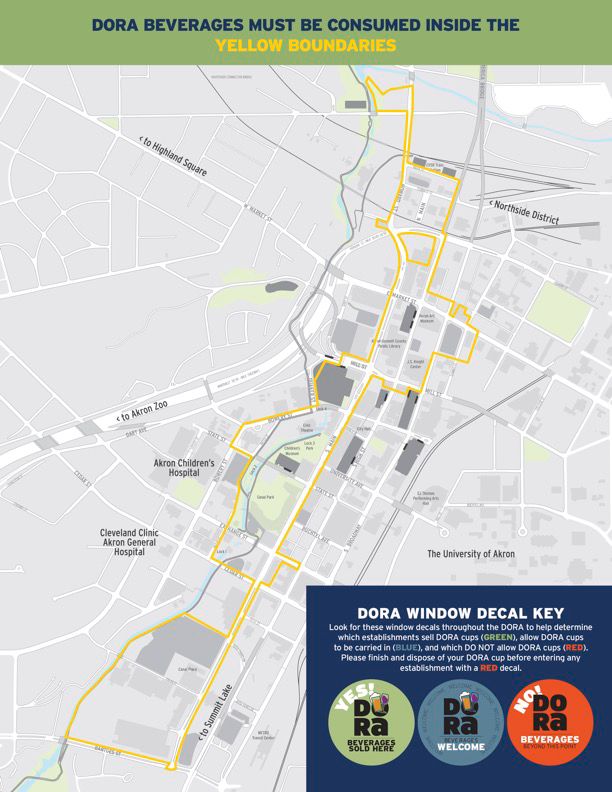 Akron’s expanded DORA could offer bars, restaurants a boost