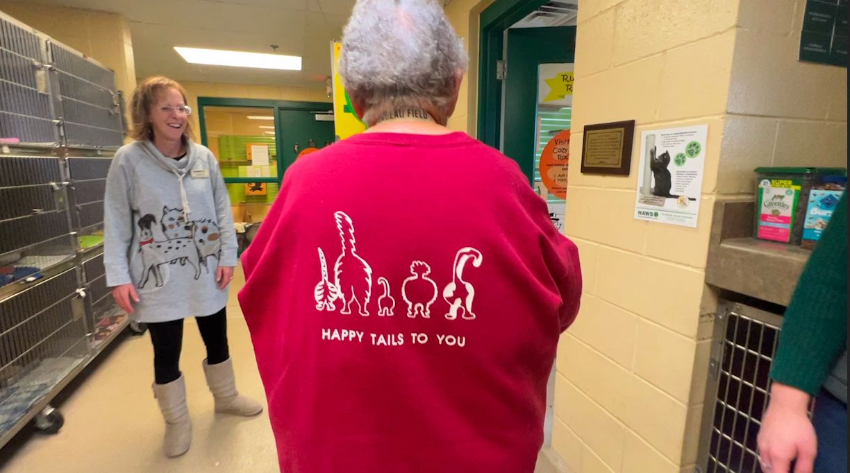 Volunteer spends nearly 30 years with animals at HAWS