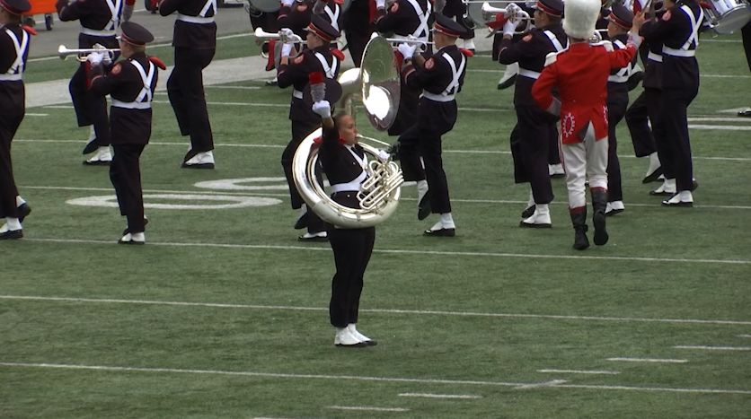 Script Ohio at Michigan a special moment for band members