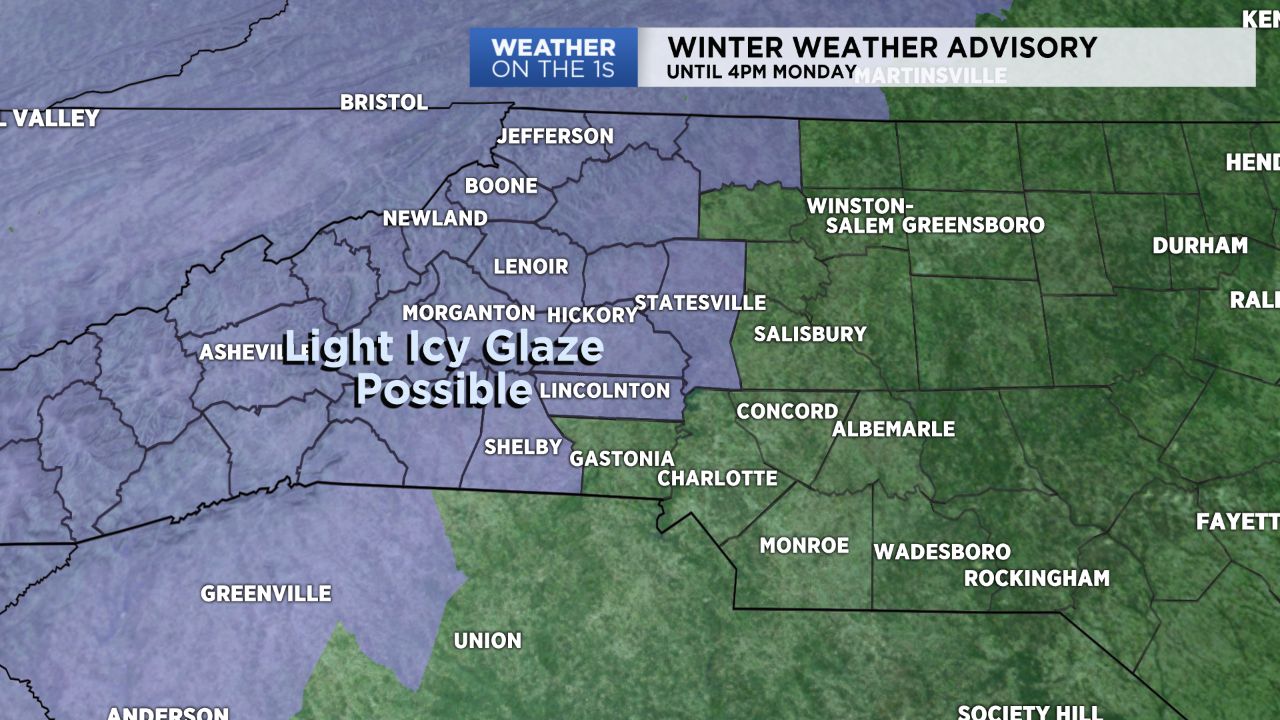 Some Icy Spots Monday