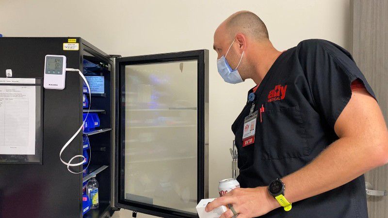 Austin ER receiving half the supply of Regeneron as before