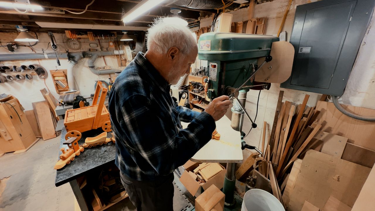 Handmade wooden toys making a comeback